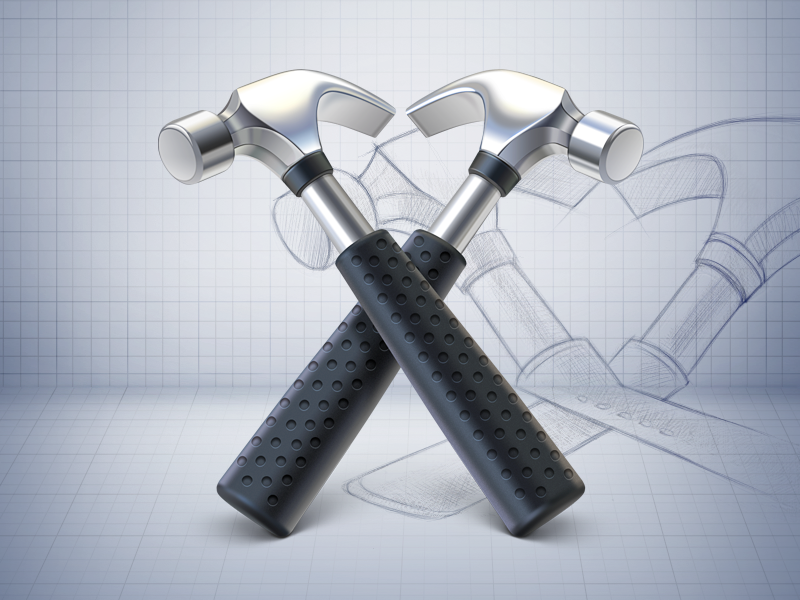 Hammer Icon by Artua on Dribbble