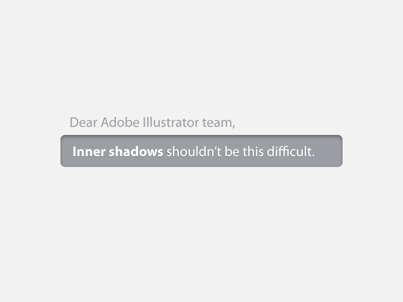 Illustrator Inner shadows by James Bryant on Dribbble