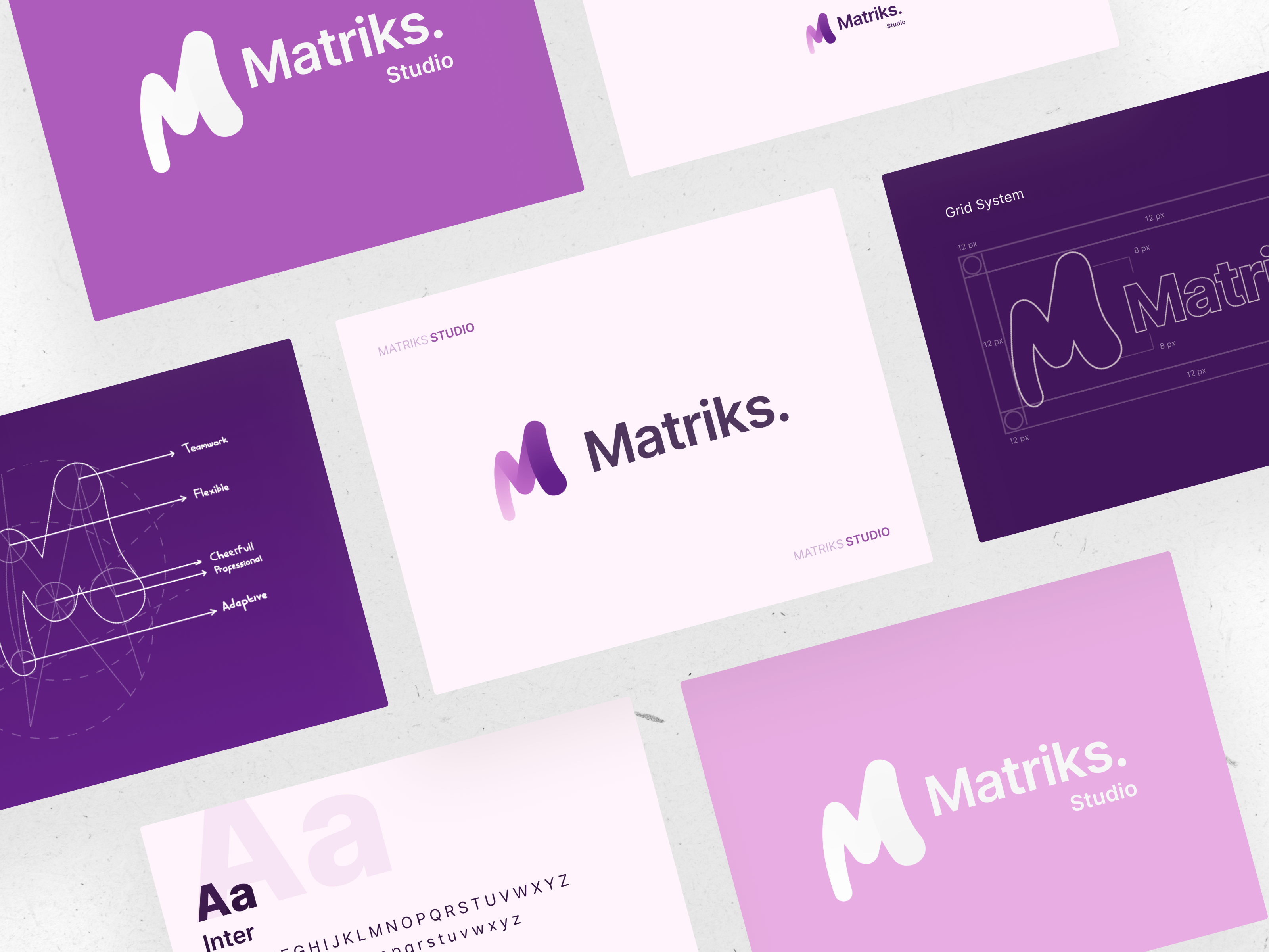 Matriks Brand Guidelines by Hisyam Hawari for Matriks Studio on Dribbble