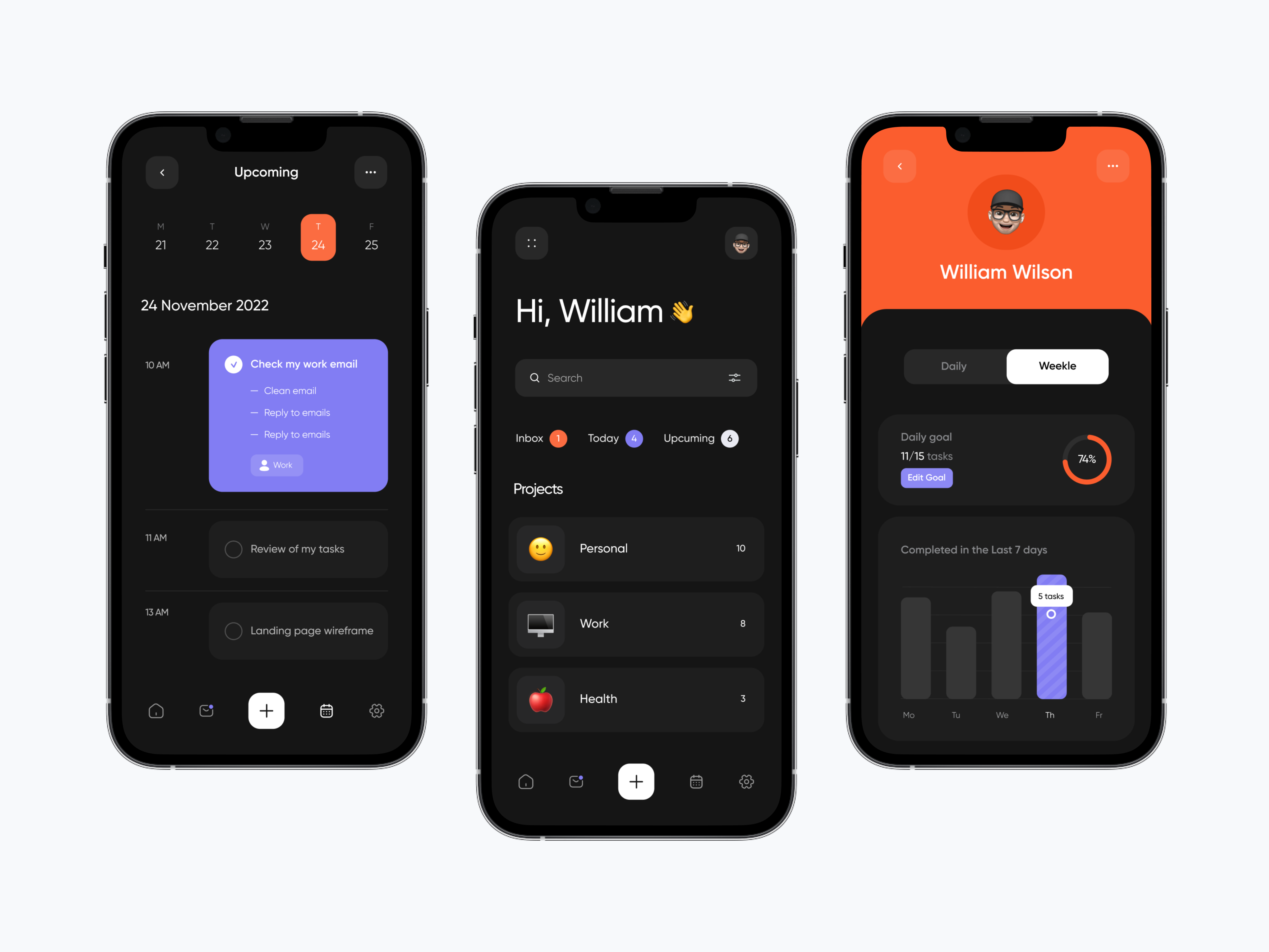 Wielder - Task manager mobile application by Outcrowd on Dribbble