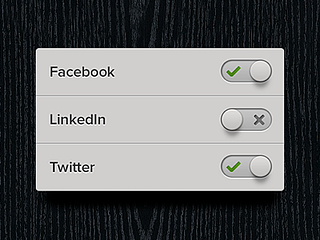 iPhone App UI - Settings Modal by Carl-Robin Kylander on Dribbble
