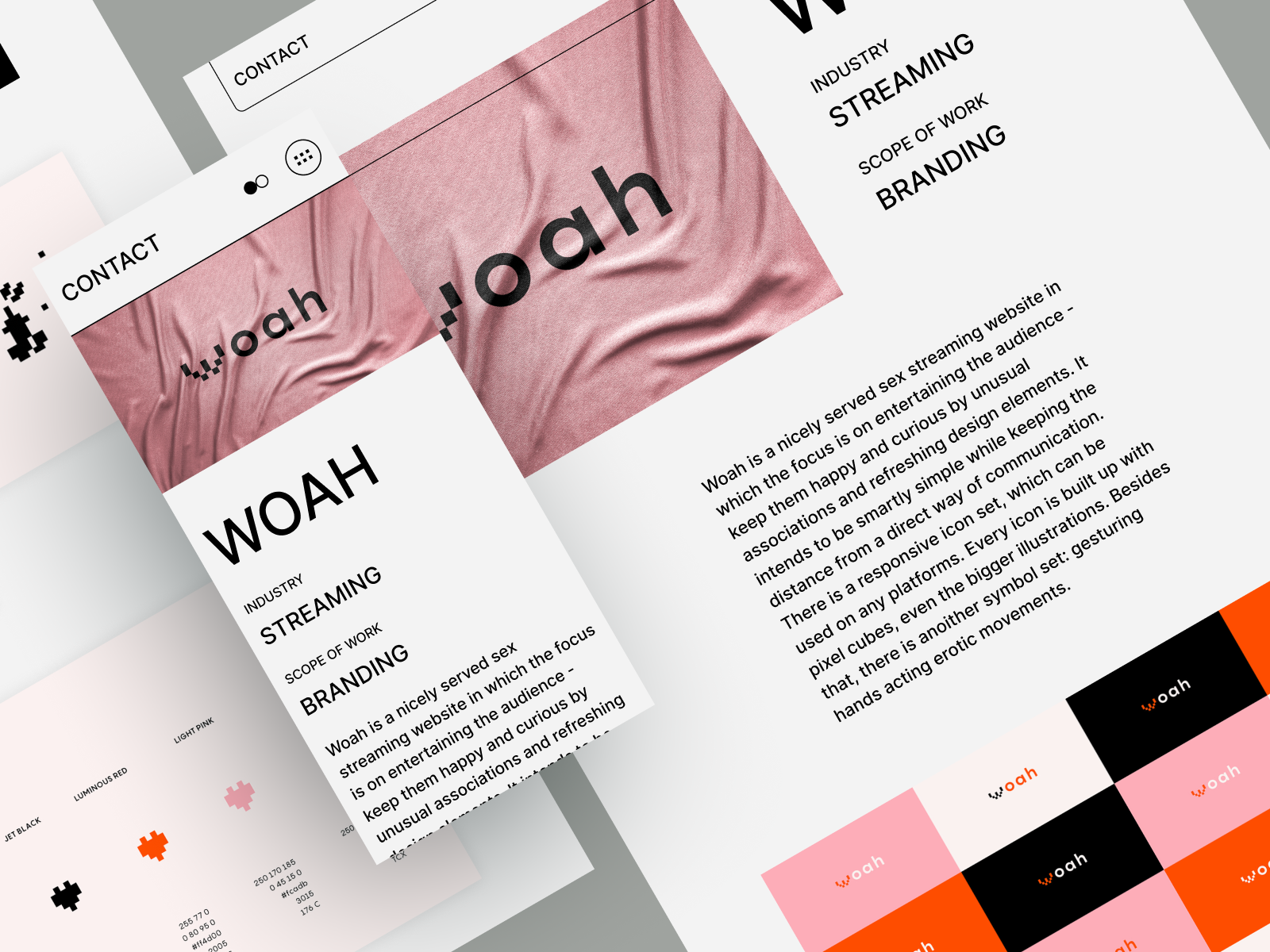Portfolio Website For a Graphic Designer by Dániel Domonkos on Dribbble