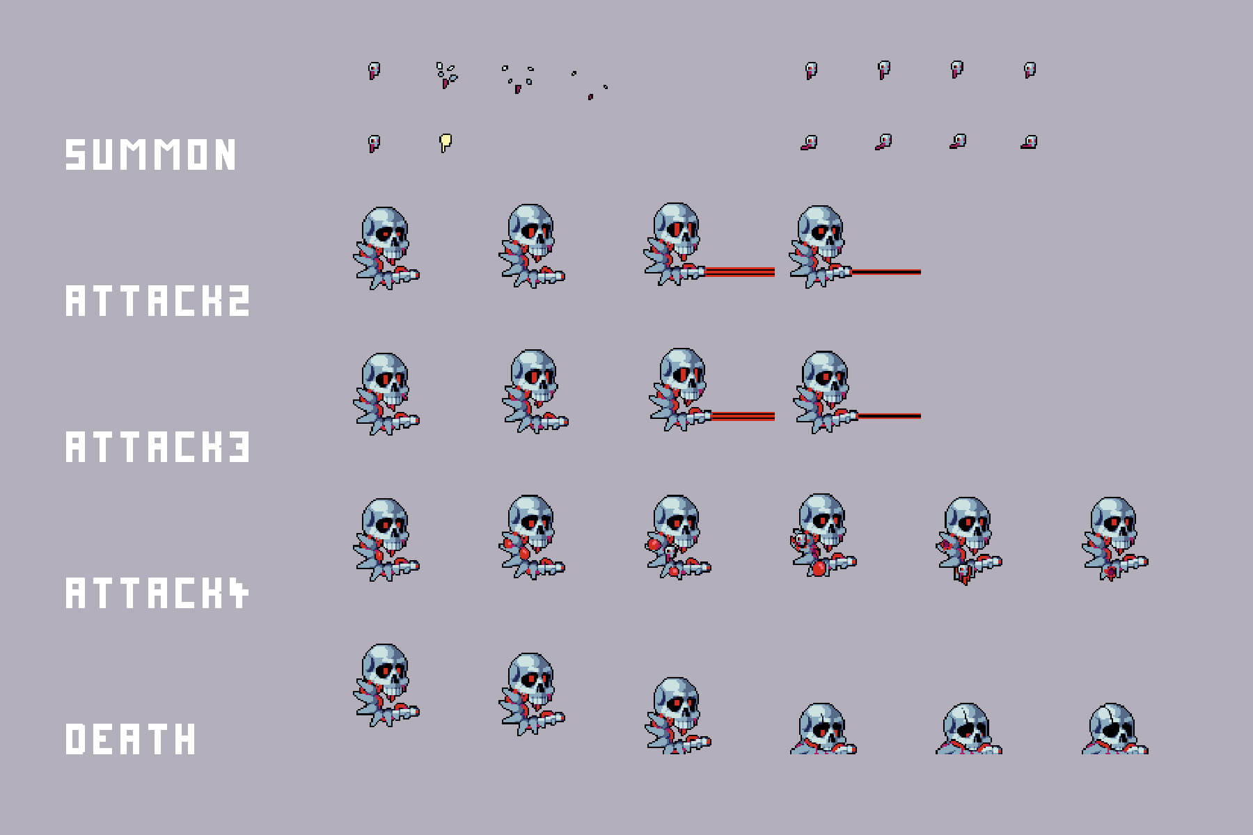 Basement Bosses Pixel Art Sprite Pack by 2D Game Assets on Dribbble