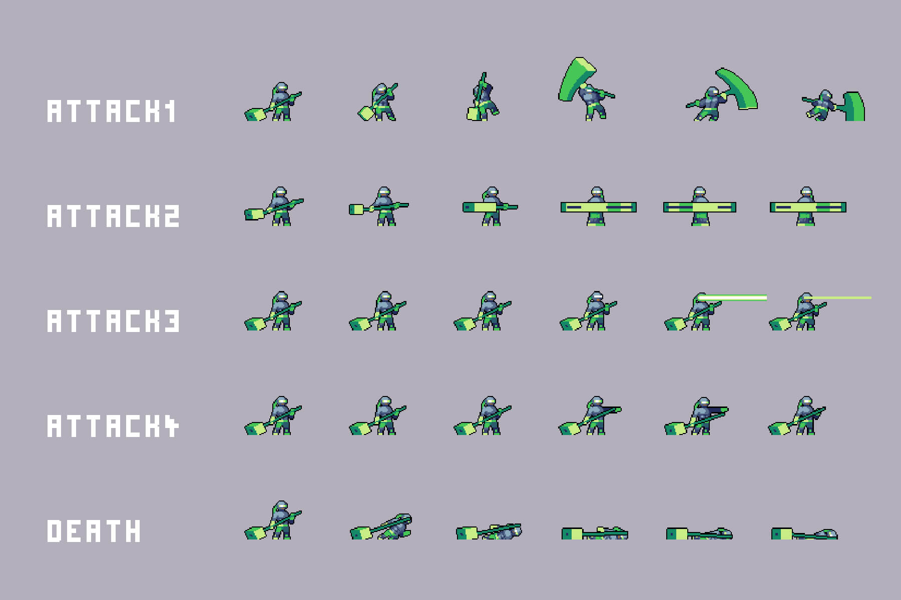 Basement Bosses Pixel Art Sprite Pack by 2D Game Assets on Dribbble