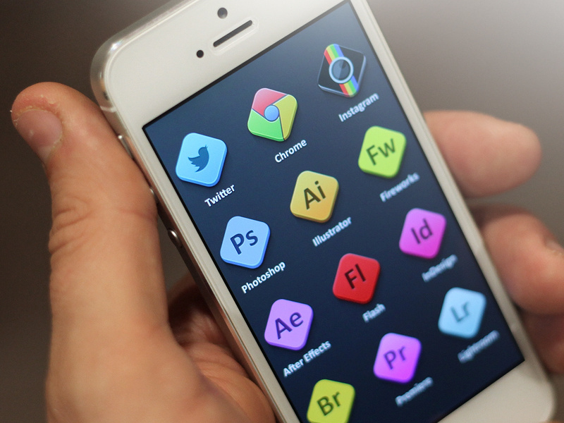 Adobe Icons (+PSD) by David Kovalev on Dribbble