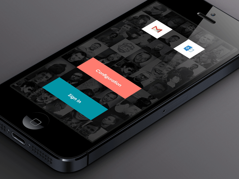 Maill login GIF by Kevin Py on Dribbble