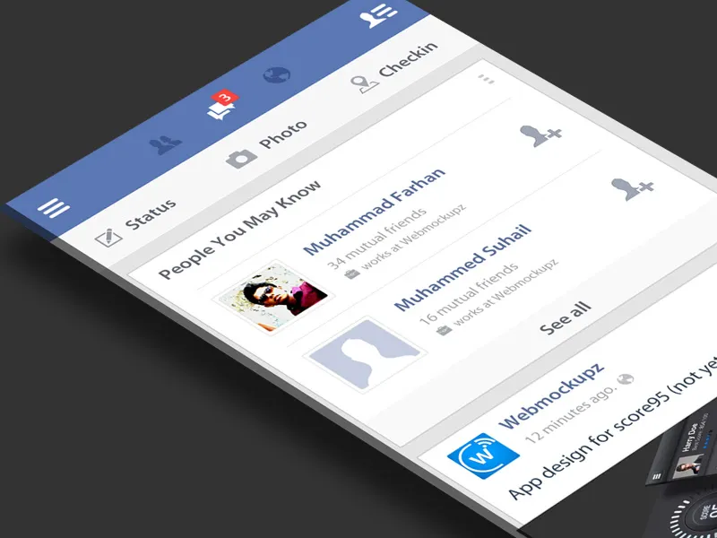 Facebook UI designs, themes, templates and downloadable graphic ...