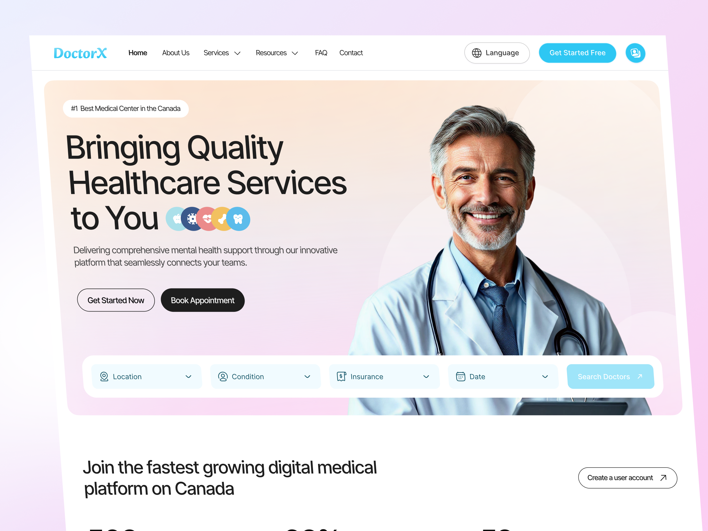 DoctorX: Your Health Companion Web - Healthcare Doctor Website by Jabel ...