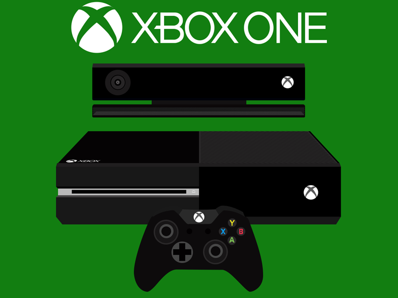 Xbox One Console Flat Design by Amar Chauhan on Dribbble