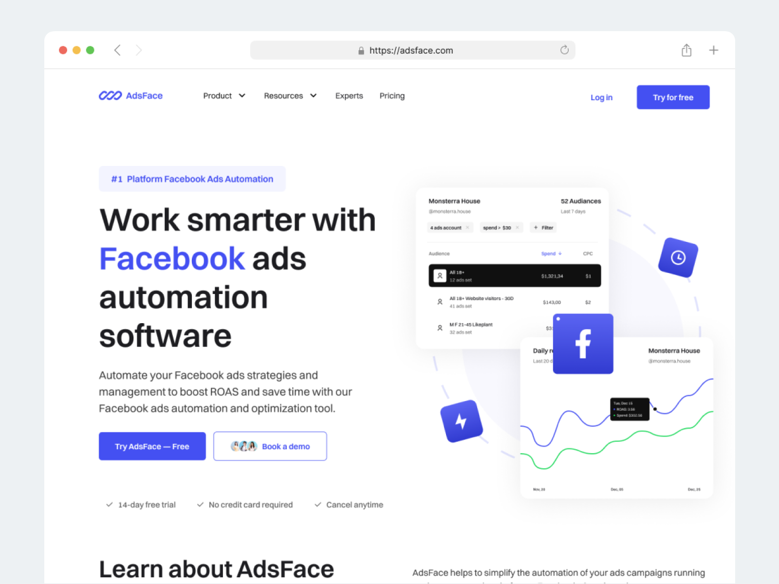 AdsFace - Automatic Scaling Facebook Hero Section by Elux UI/UX for ...