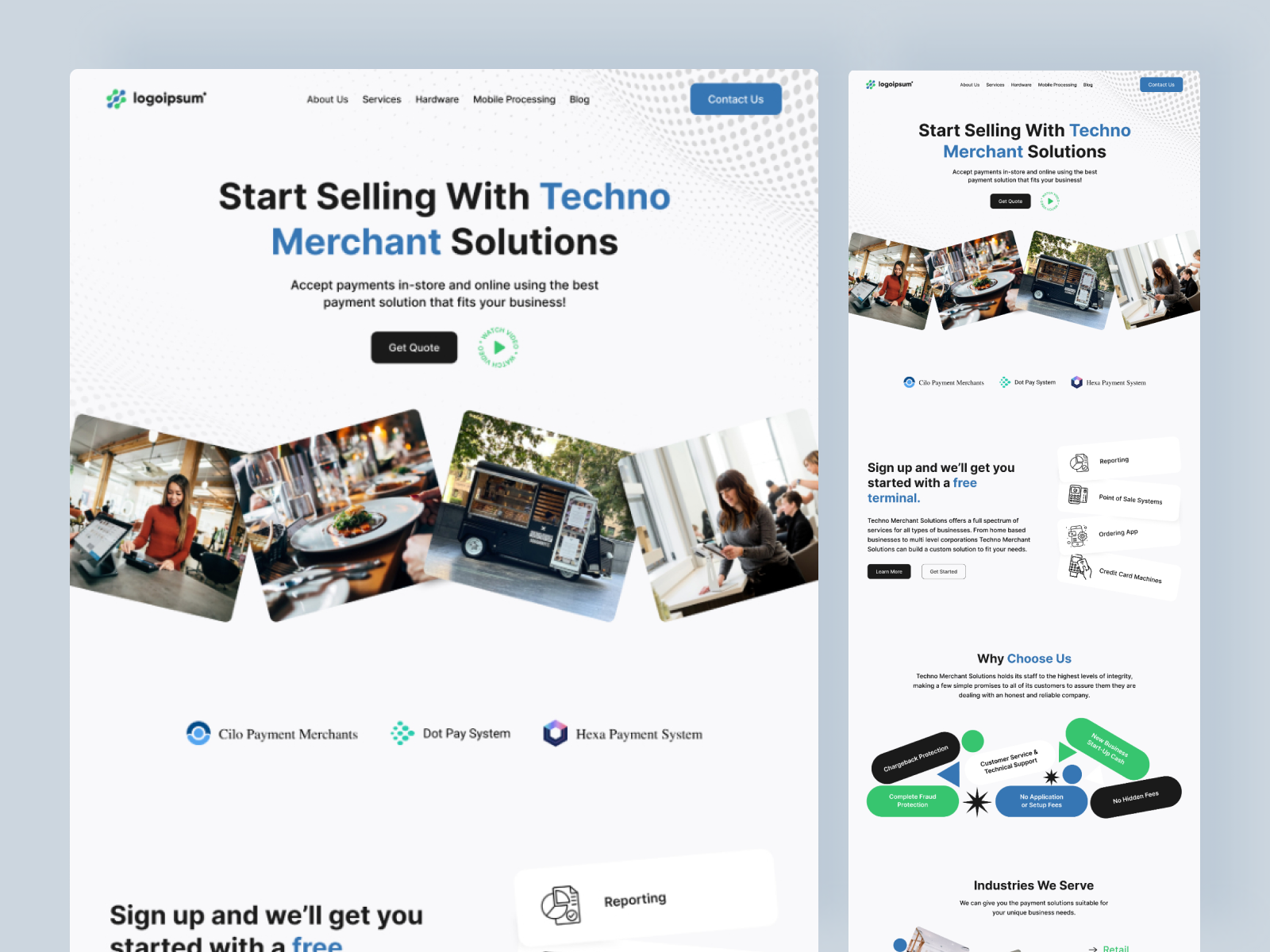 Merchant Solution & SaaS Website Design by Ushina Rabab on Dribbble