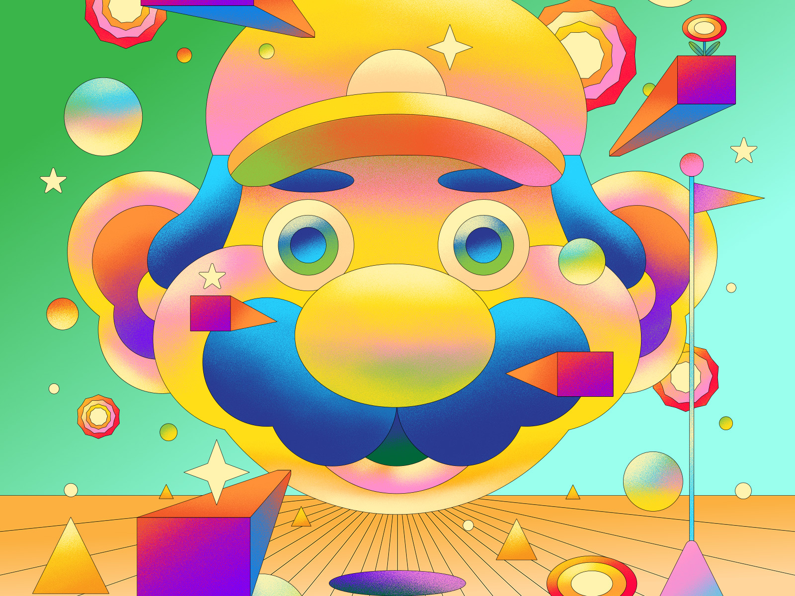 Super Mario by Scott Balmer on Dribbble