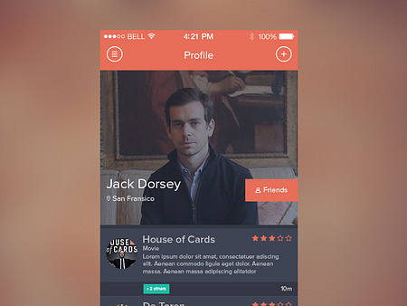 Profile page - Brebble by sven ten hove on Dribbble