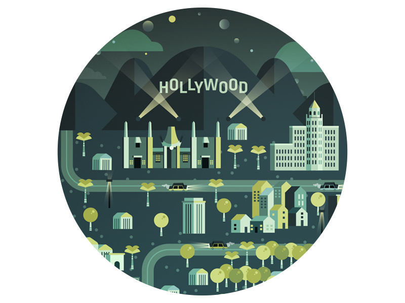 Hollywood by Aldo Crusher on Dribbble