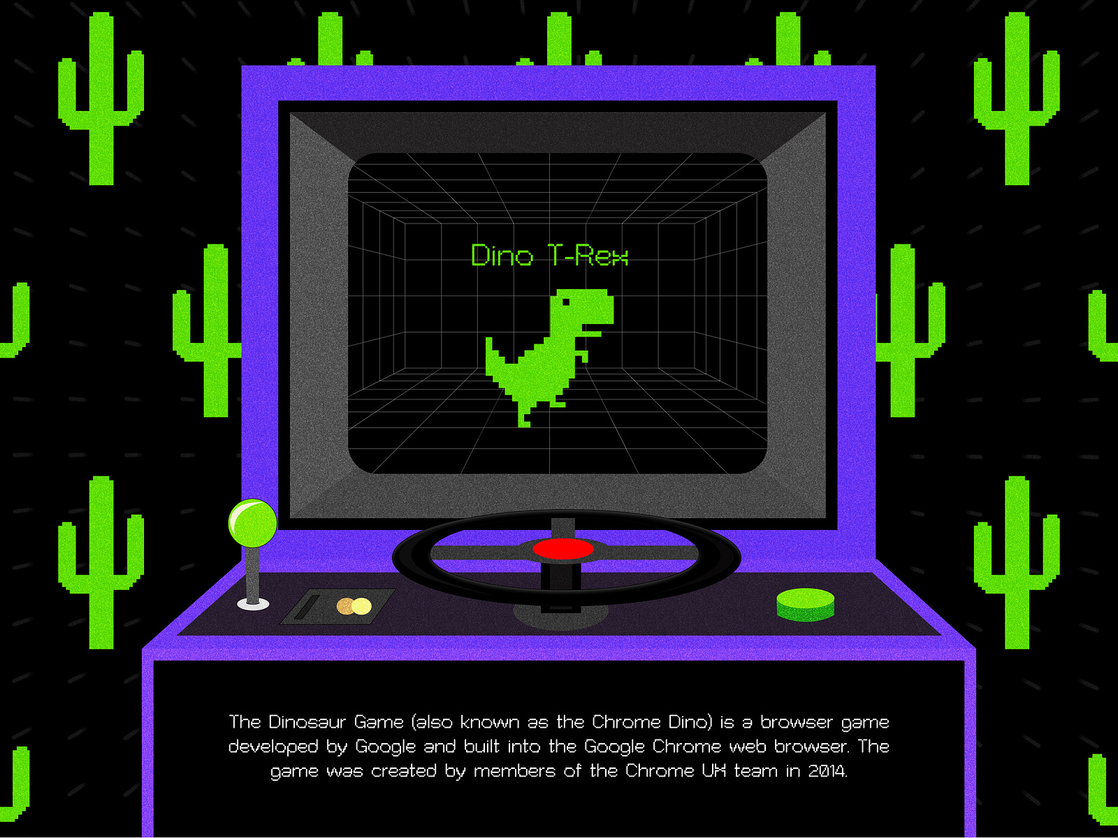 Chrome Dino by d.cult on Dribbble