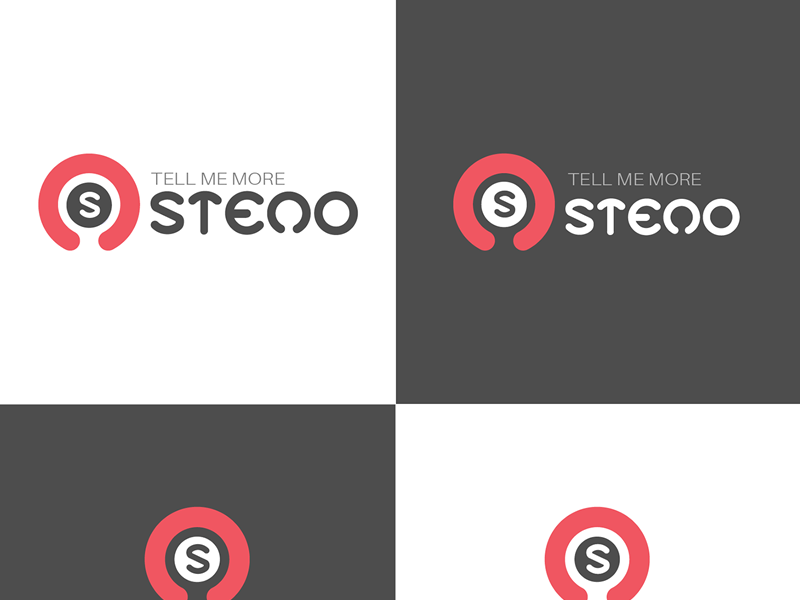 Steno Logo Versions Ss by Kris Jolls on Dribbble