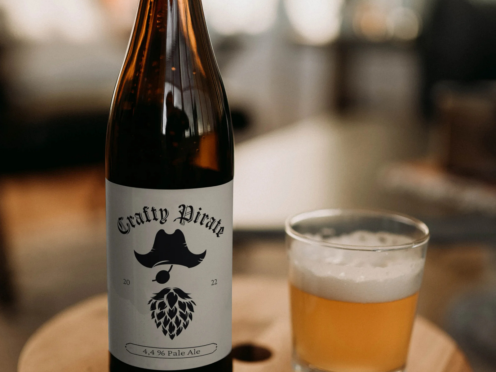 Crafty Pirate Beer by Ana G on Dribbble