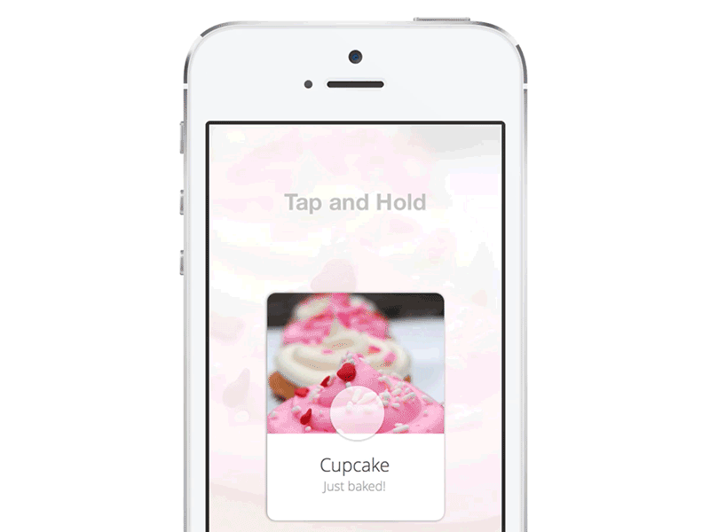 Tap and Hold Menu Animation with Origami by Min-Sang Choi on Dribbble