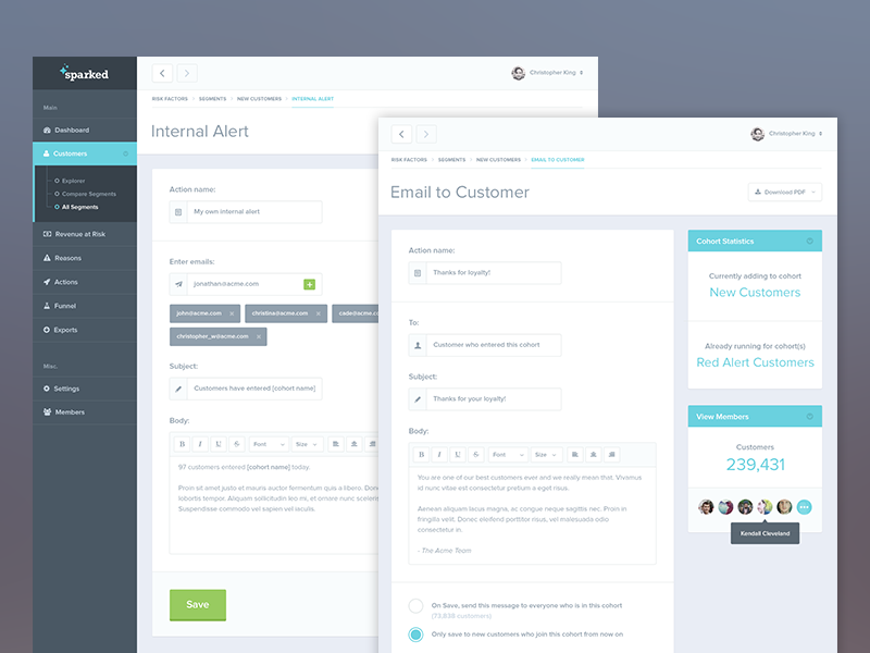 Dashboard Form by Justin Kwak on Dribbble