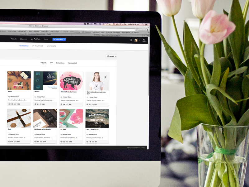 1,000 followers on Behance!! by Helena Olson on Dribbble