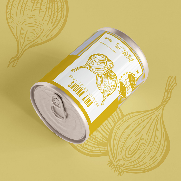 Food Packaging, Soup Can Labels with Organic Illustrations by Hoot ...