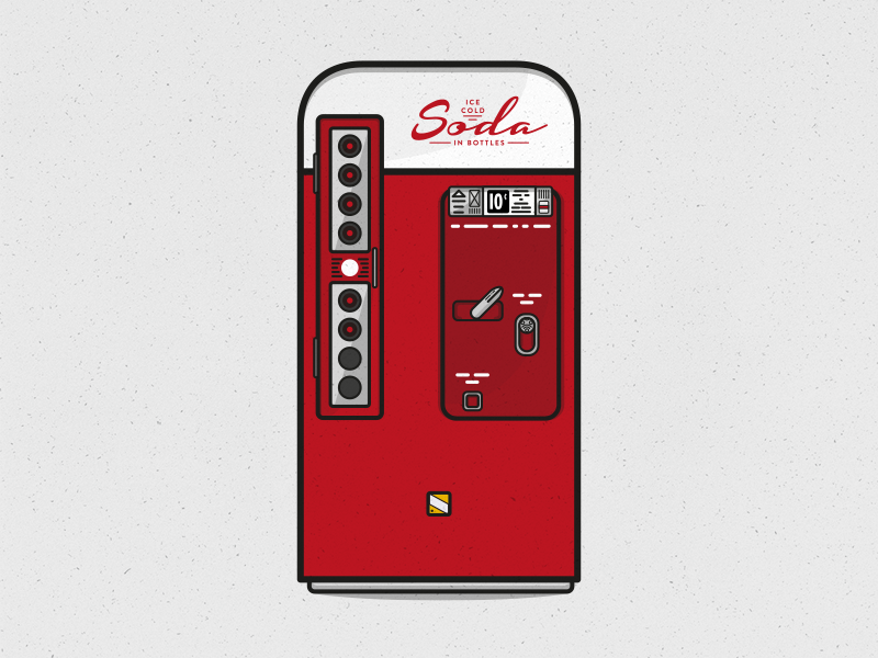 Ice Cold Soda Machine by Dima Tkach on Dribbble