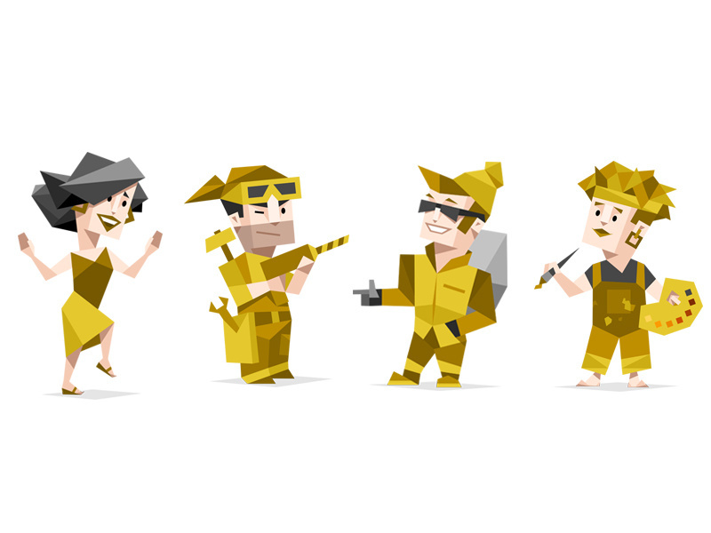 16 Personalities Type Characters - Explorers by Quinn Zeda for Zeda ...