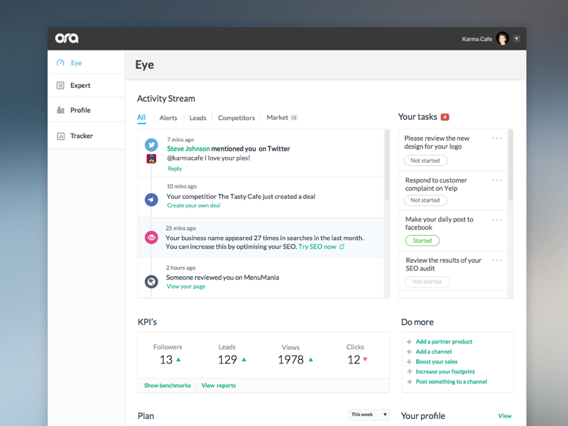 Ora Eye by Al Haigh on Dribbble