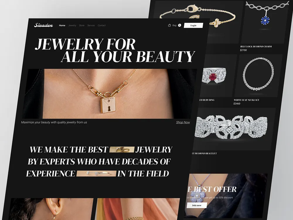 Jewelry Website designs, themes, templates and downloadable graphic ...