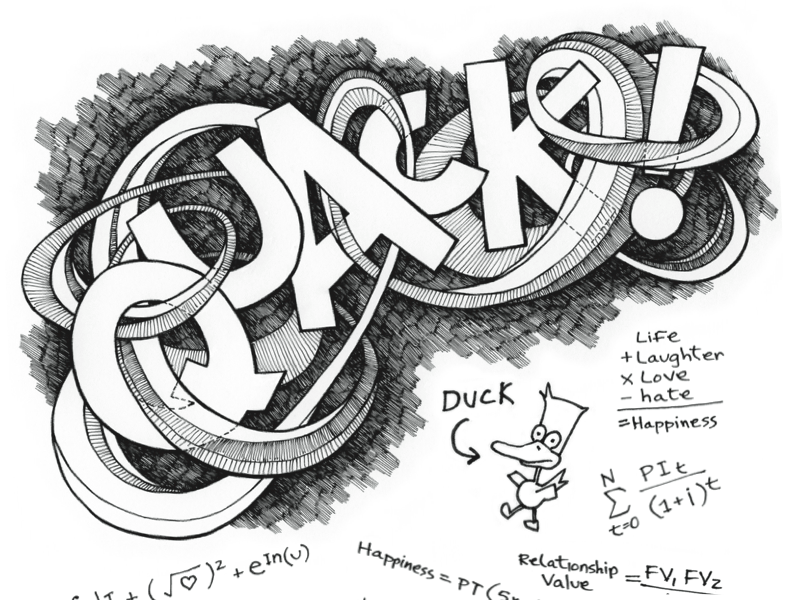 Quack! Book Cover by Paul Burton on Dribbble