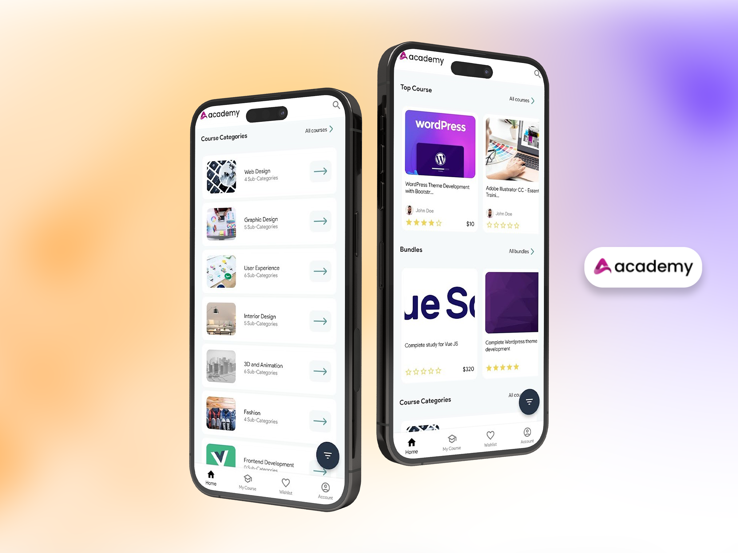 Academy Lms Student Mobile App - Flutter iOS & Android by Creativeitem on Dribbble