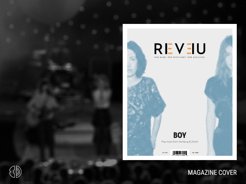 REVEU Magazine — Cover by Dennis Reimers on Dribbble