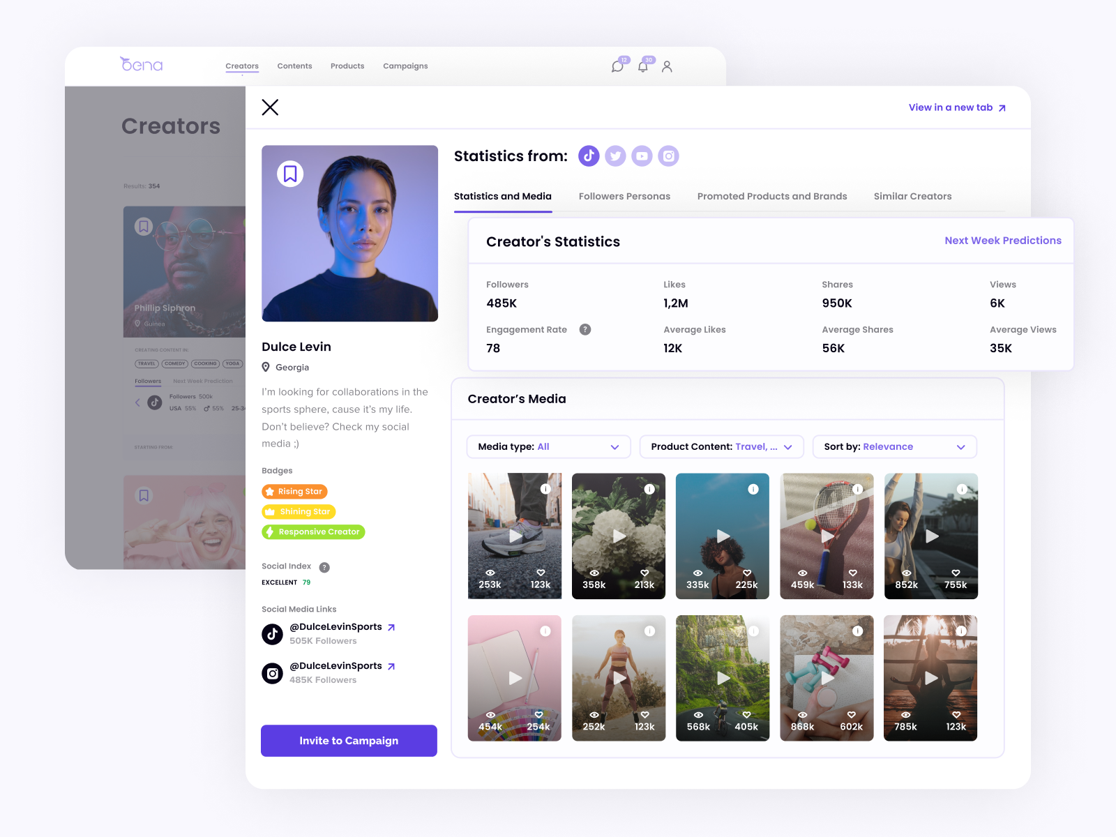Creators Profile Page by Kody Studio for KODY on Dribbble