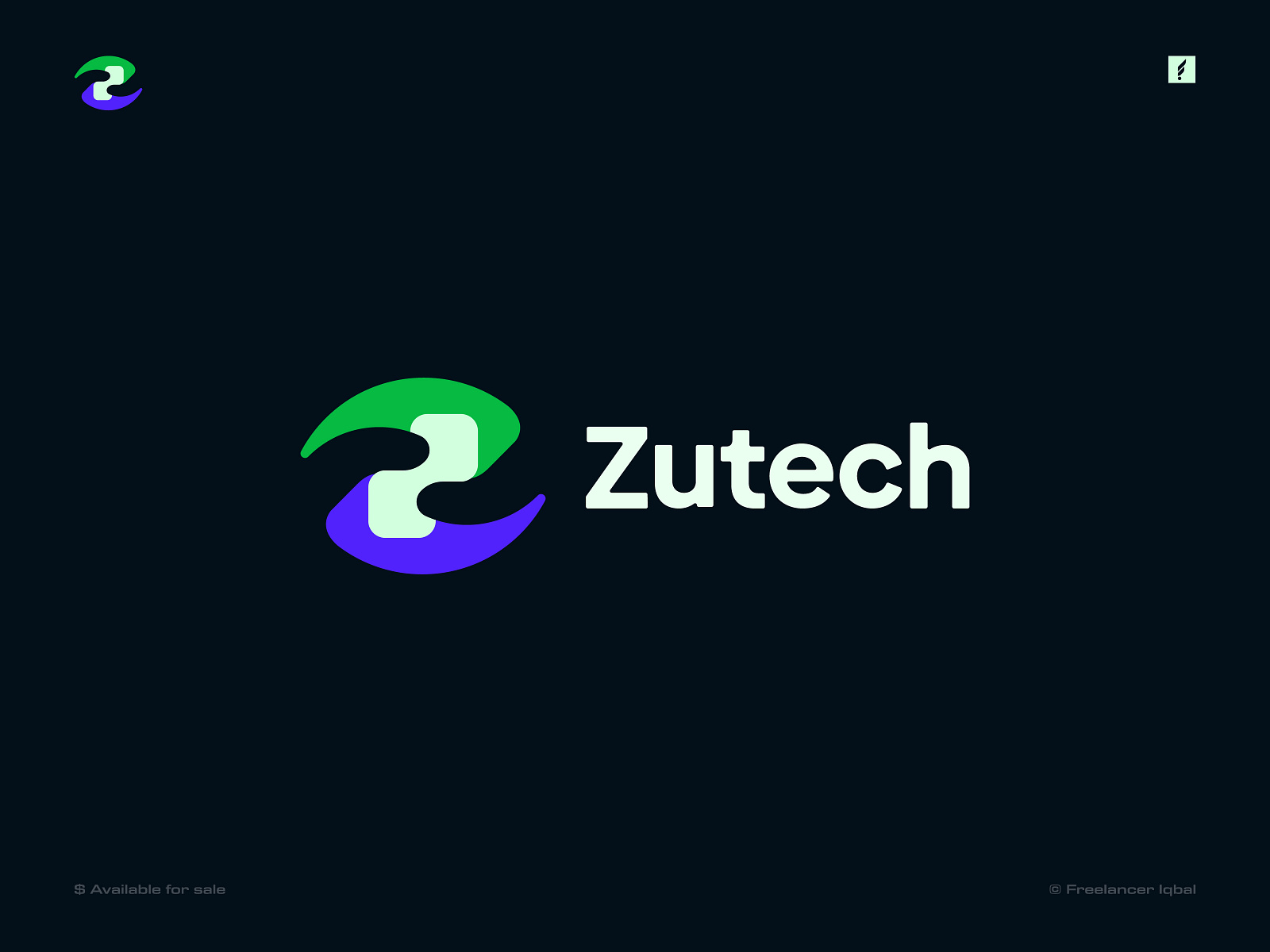 Z Tech Logo Design by Freelancer Iqbal on Dribbble