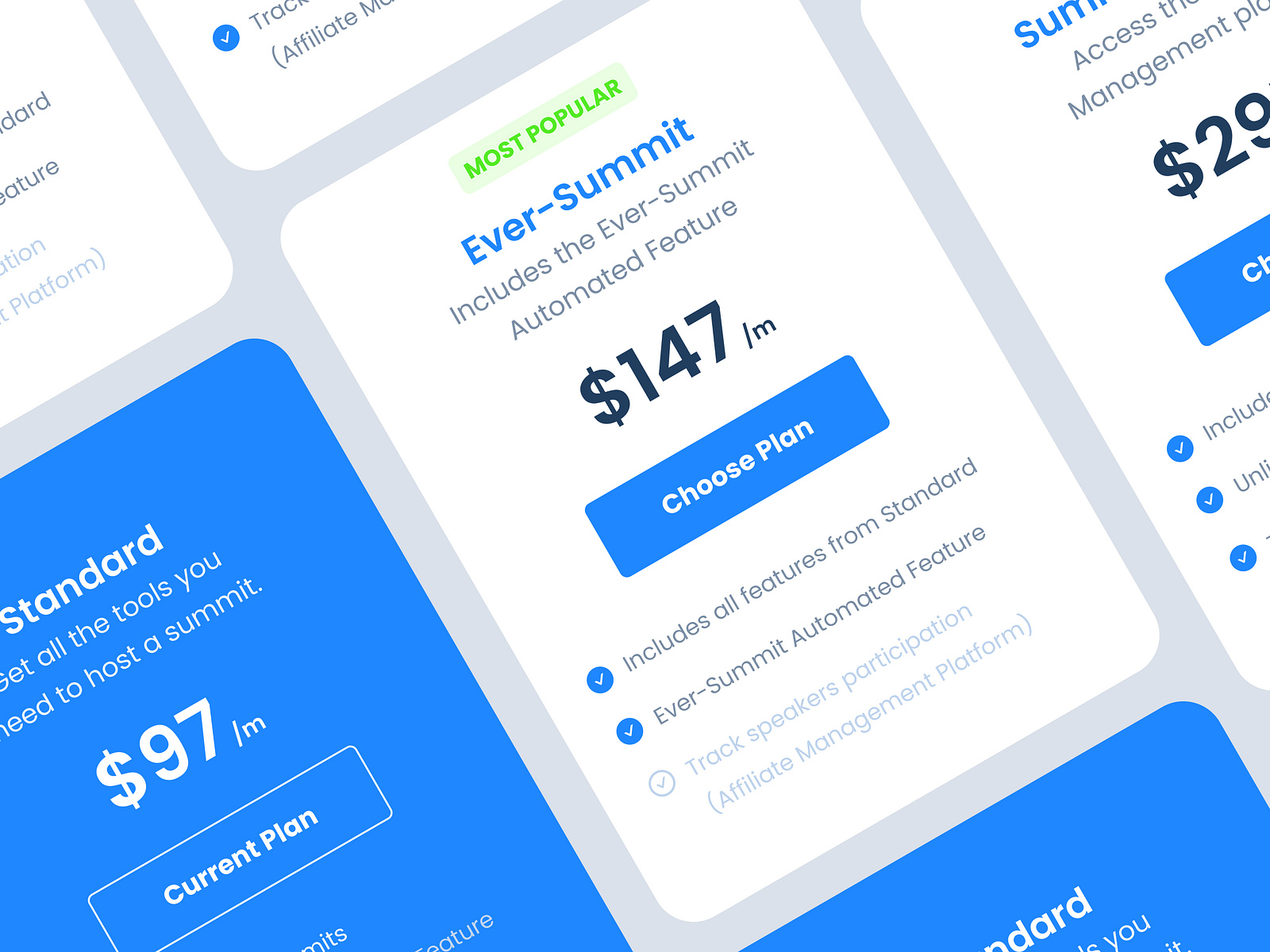 B2B SaaS Pricing Plans by Peter Loving for UserActive on Dribbble