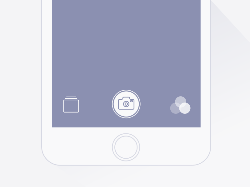 Camera Button Concept by Ramotion on Dribbble
