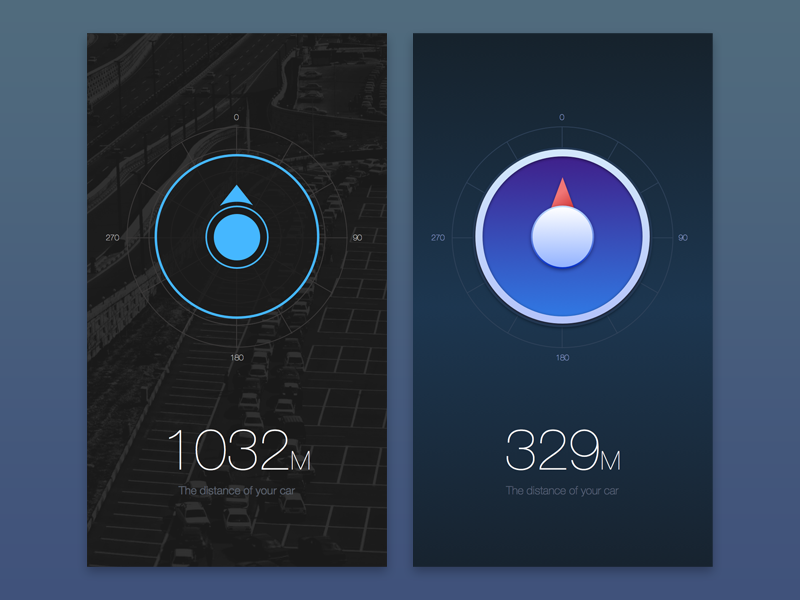 Car Finder by Sheng Chang on Dribbble