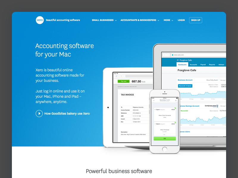 Accounting software for your Mac by Kiran Matthews on Dribbble