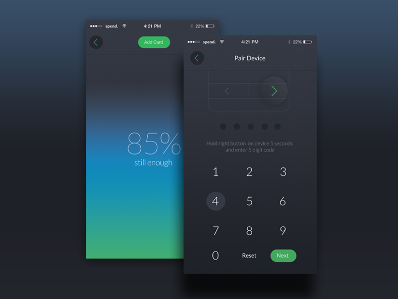 Spend App by Mammad Emin on Dribbble