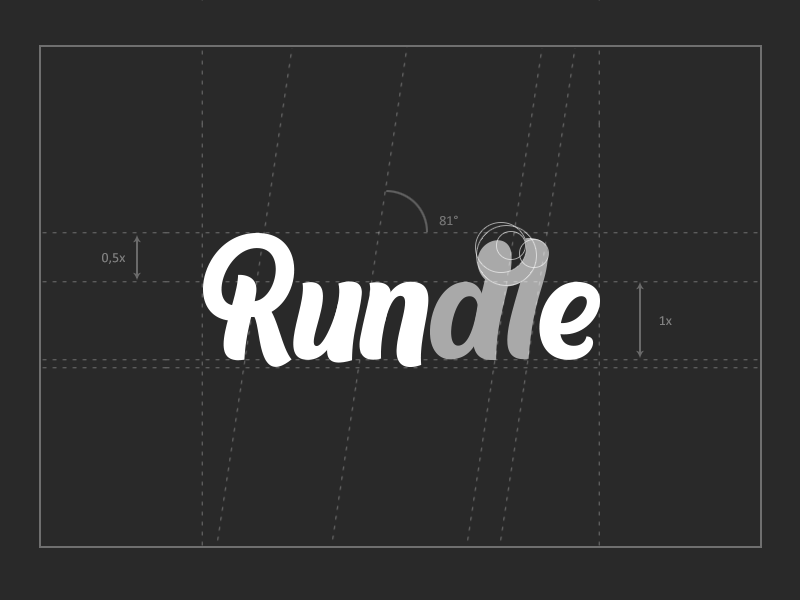 Harry Rundle logotype by Nikita Bauer on Dribbble