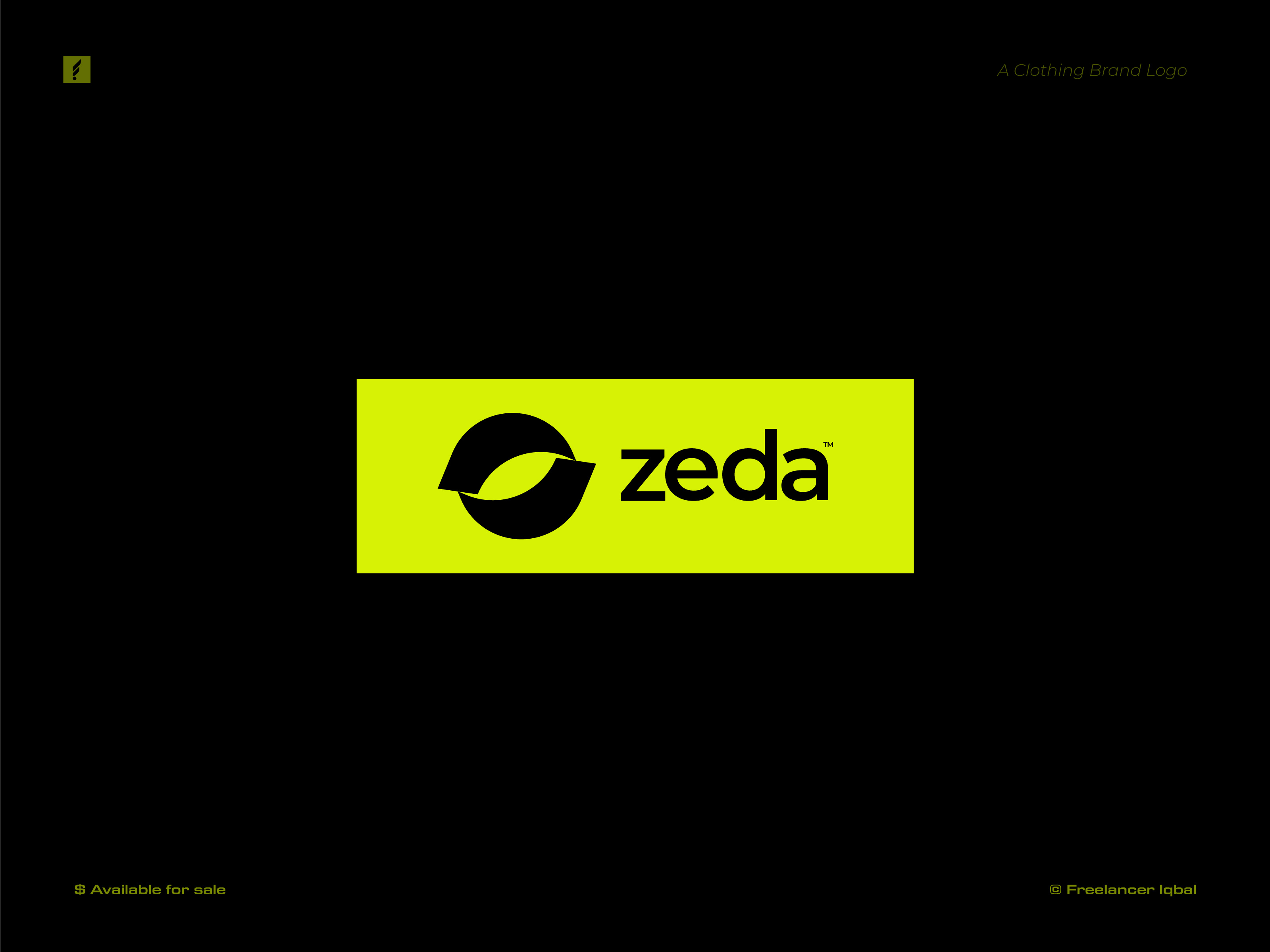 Zeda- A Clothing Brand Logo For Sale by Freelancer Iqbal | Brand ...