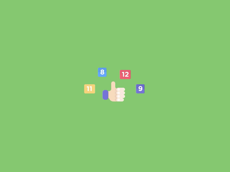 Animated Thumbs Up by Ryan McLaughlin for Substantial on Dribbble