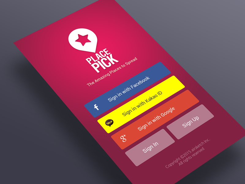 App UI : Sign in by KISUNG on Dribbble