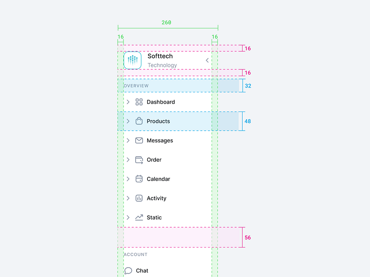 Side Navigation UX by Sergushkin Dmitry on Dribbble