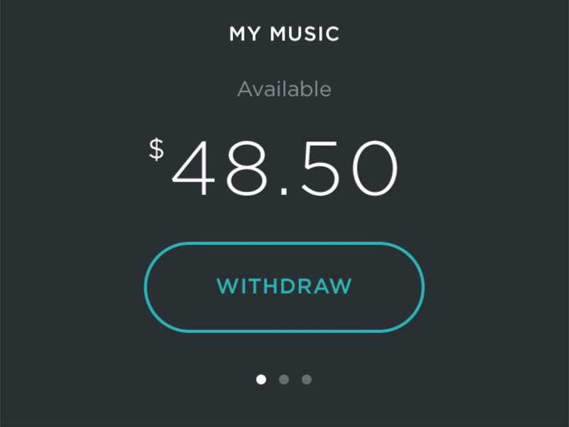 My Music Swipe by Chad Bercea on Dribbble