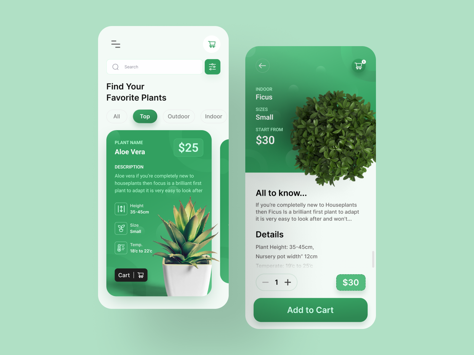 Plant Shop App by Shajedul Islam Tanvir on Dribbble