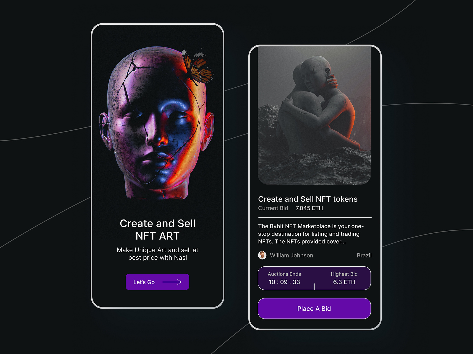 NFT App Interface Design 💎 by Bitmate Studio on Dribbble