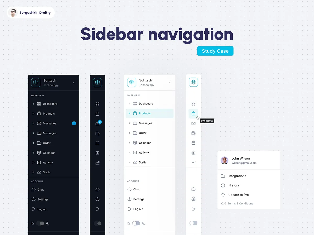 Browse thousands of Sidebar Collapse images for design inspiration ...