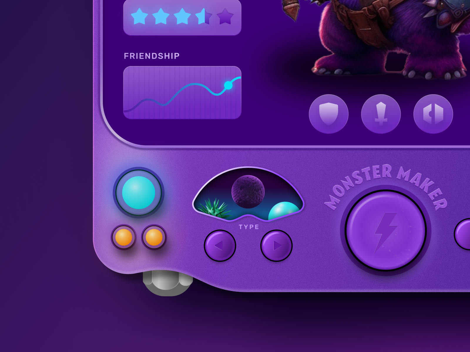Monster Maker App by Omerico on Dribbble