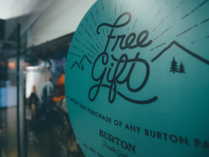 Free Gift Lettering by Matt Plays on Dribbble